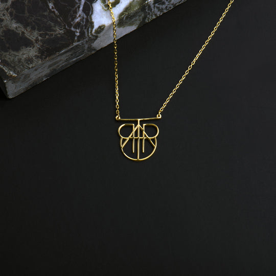 14K Gold Name Logo Necklace, Women Christmas Gift, Best Gift Idea ...
