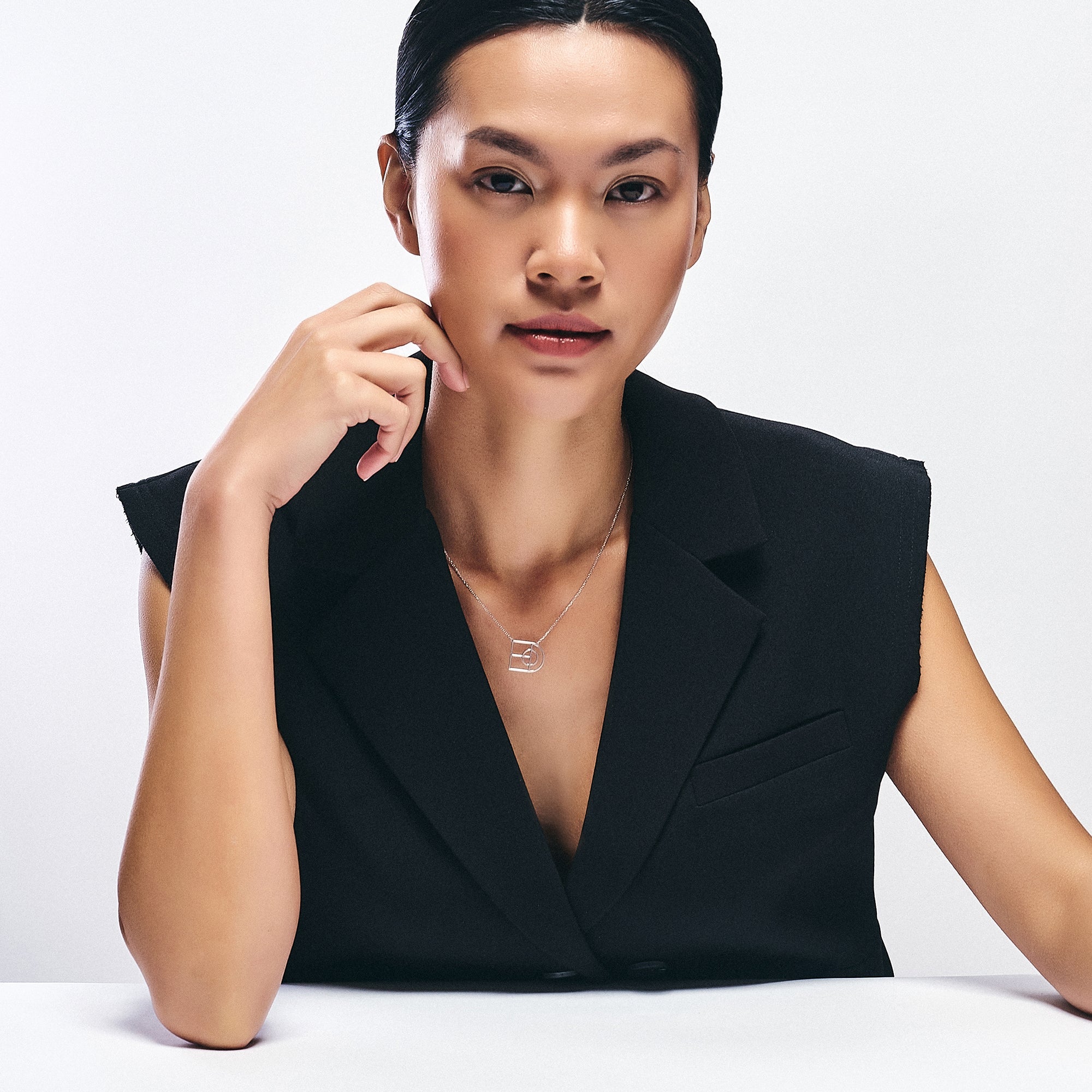 Patricia Name Logo Necklace, Minimalist Christmas Gift for Her ...